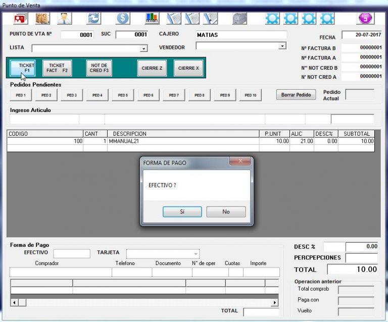 Facturacion en Punto de Venta – Giga Corp SRL